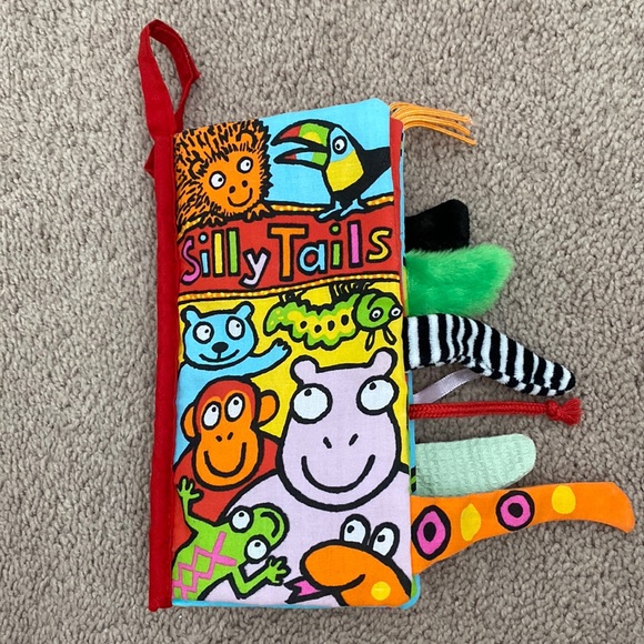 Jellycat | Toys | Jellycat Silly Tails Plush Book | Poshmark
